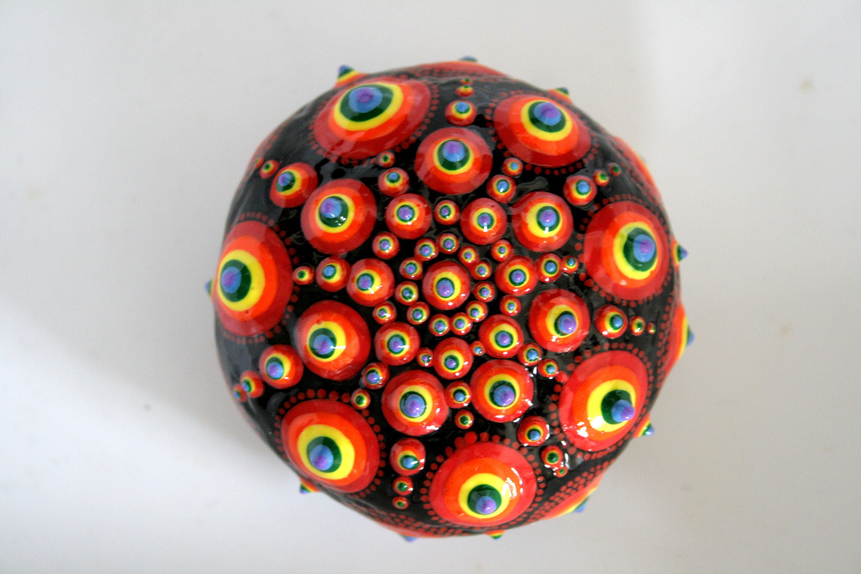 Good Luck Painted Stone Rainbow Art Gifts Rainbow Colors - Etsy