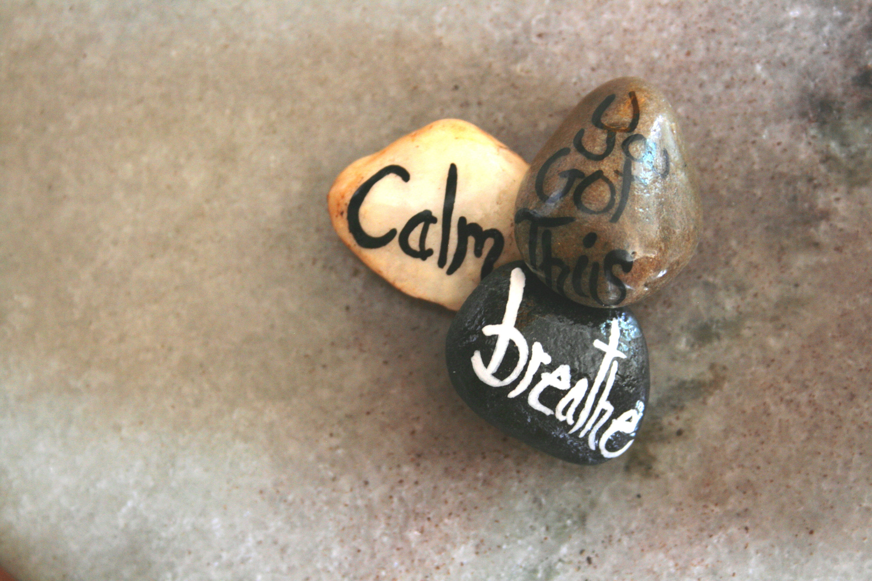 Inspirational Hand Painted Beach Rocks Spiritual Gift for - Etsy