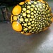 Lemon Fruit Pattern Painted Rock Paperweight, Yellow and Black Home ...