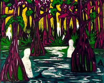 Color Relief Print - Etsy