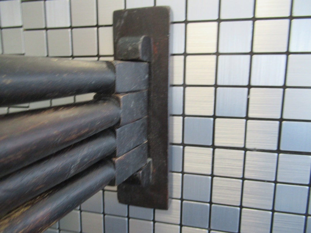 Wood Swivel Storage, Old Storage Rack, 4 Arms Swivel Rack, Towel Rod ...