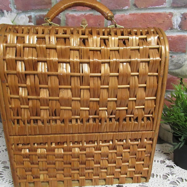 Wicker Handbag - Etsy
