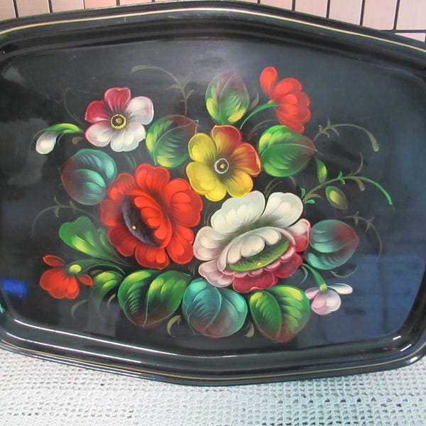 Russian Metal Tray - Etsy