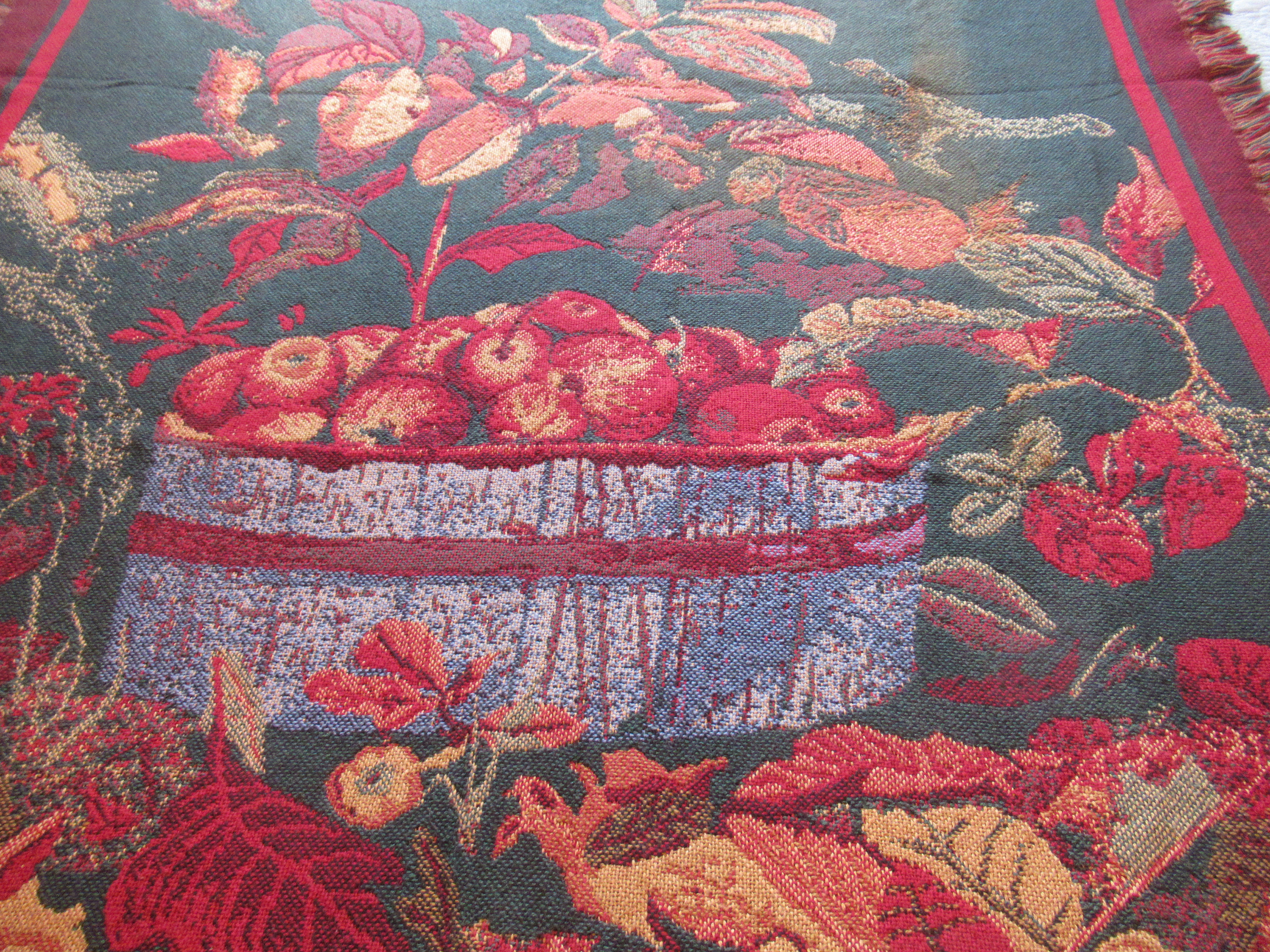 The Bob Timberlake Throw / VINTAGE 1980s Automn Reflections | Etsy