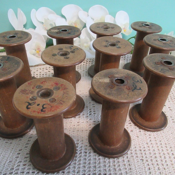 Wooden Spools - Etsy