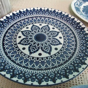 Mix and Match Blue Plate Kitchen Decor,cobalt Blue MIX & MATCH Plate ...