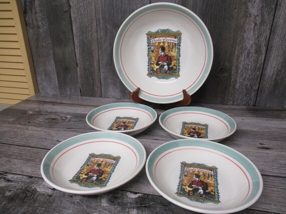 CIC Italy Pasta Bowl Set Large Bowl and 4 Bowls Pasta - Etsy