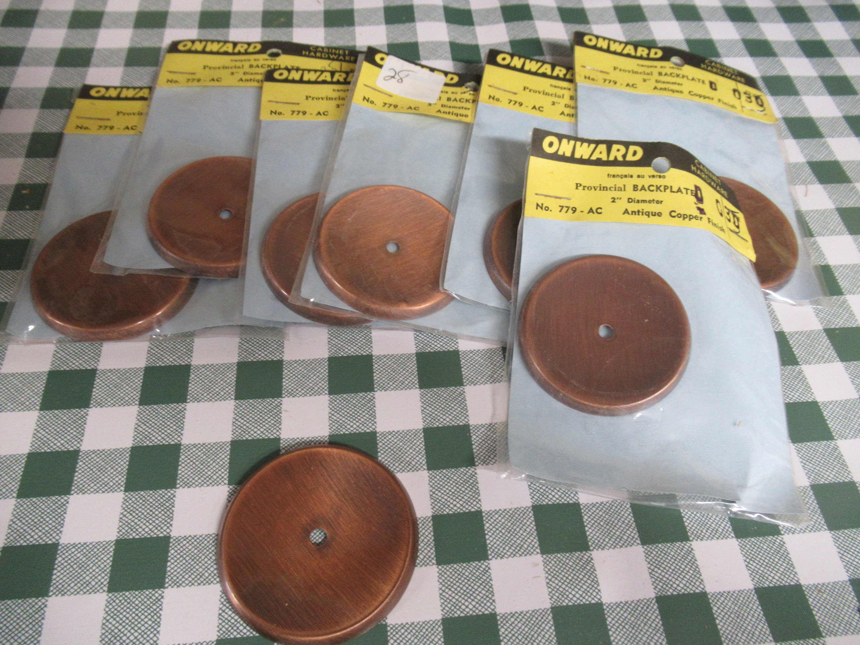 NOS ONWARD Antique Backplate VINTAGE Antique Copper Finish - Etsy