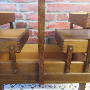 Large Wooden Sewing Box on Legs VINTAGE Art Deco Sewing - Etsy