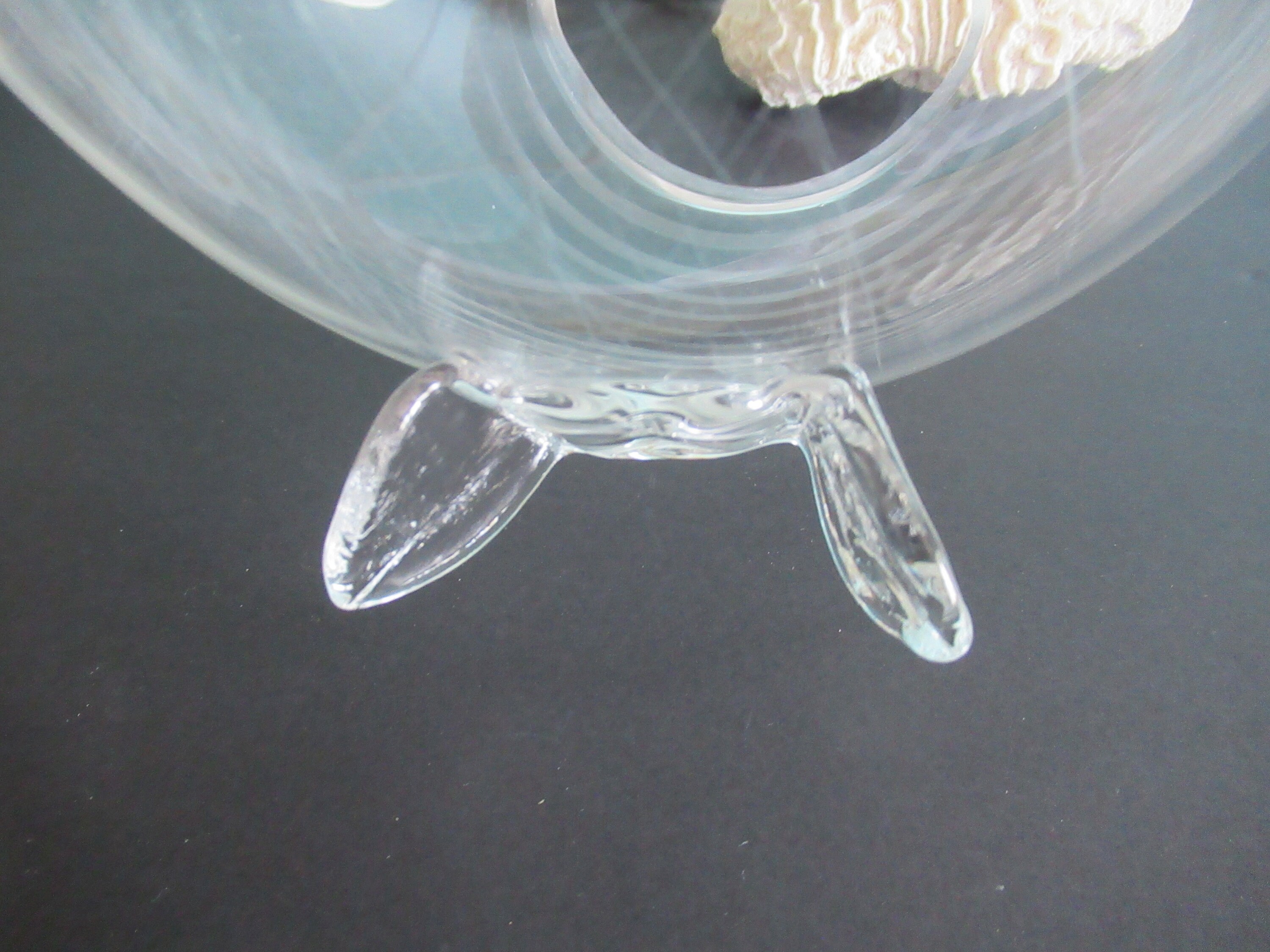 Large Glass Fish Vase Blown Glass Shape Fish BETA Fish - Etsy