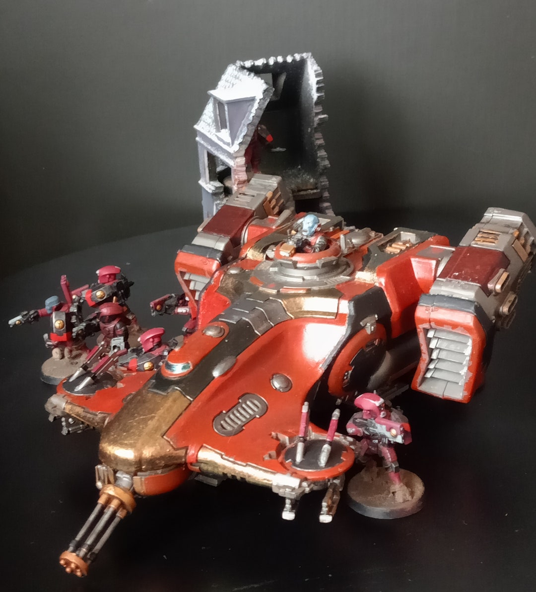 Devilfish and Tau Breacher Team Along With Finecast Darkstrider ...