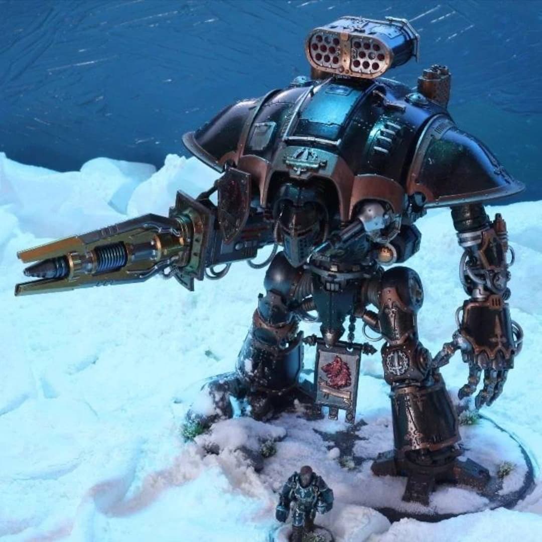 Imperial Knight canis Rex Box. Professionally Painted and Magnetised ...