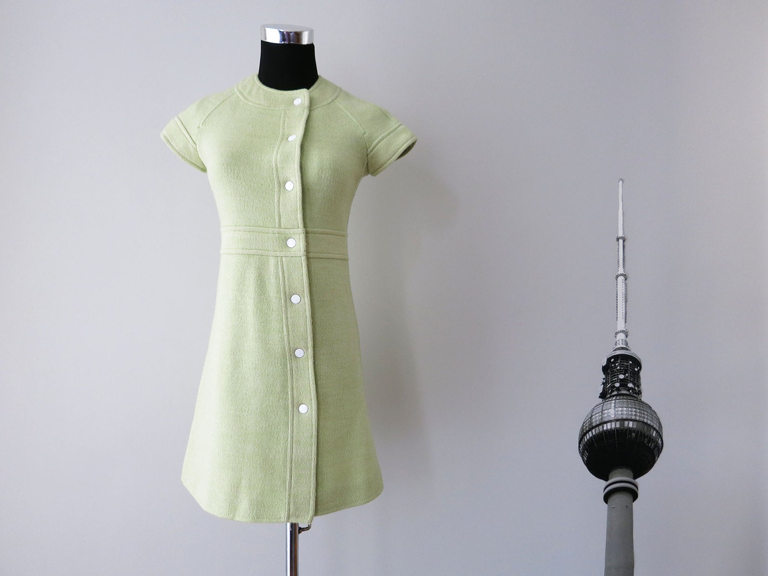 Original Courrèges Hyperbole Minidress Wool XS - Etsy