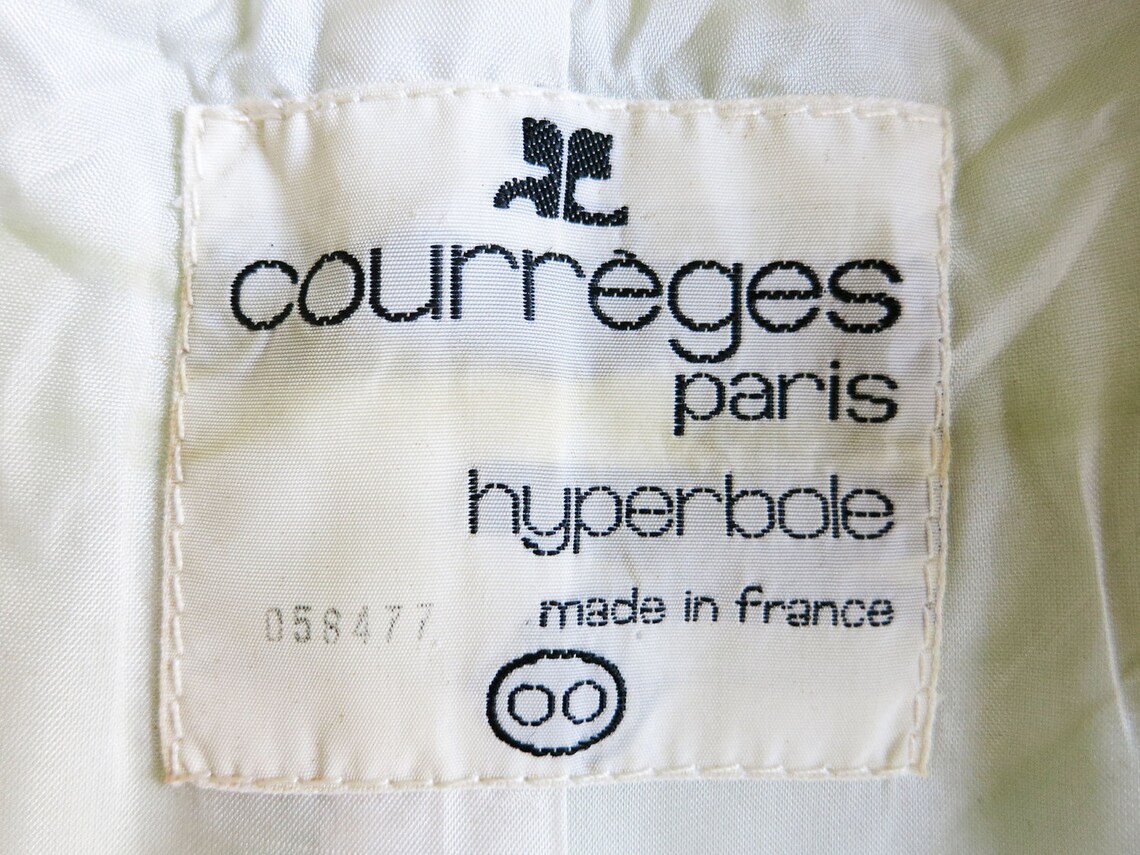 Original Courrèges Hyperbole Minidress Wool XS - Etsy