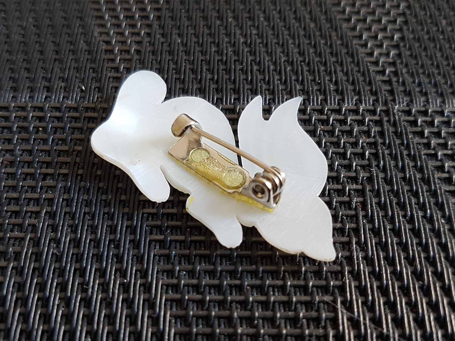Funny Bunny Brooch Made of Mother of Pearl With a Cheeky Face - Etsy
