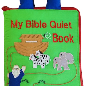 My Bible Quiet Book Church Activity Cloth Toddler Kids Busy Book First ...