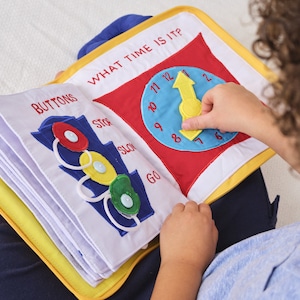My Quiet Book Interactive Cloth Classic Busy Activity Book for Toddlers ...
