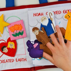 My Bible Quiet Book Church Activity Cloth Toddler Kids Busy Book First ...