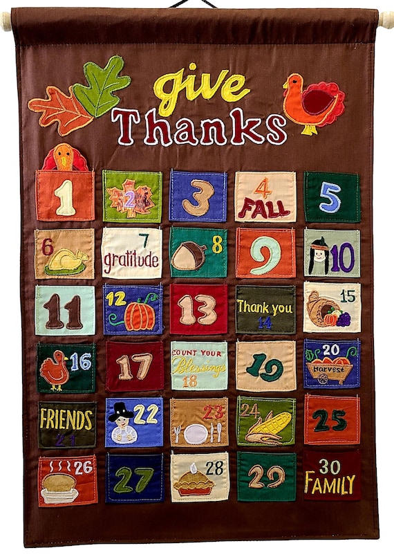 Thanksgiving Countdown give Thanks Gratitude - Etsy