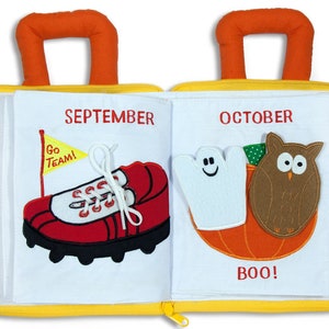 Fun All Year Quiet Book by My Growing Season Months Holidays Seasons ...