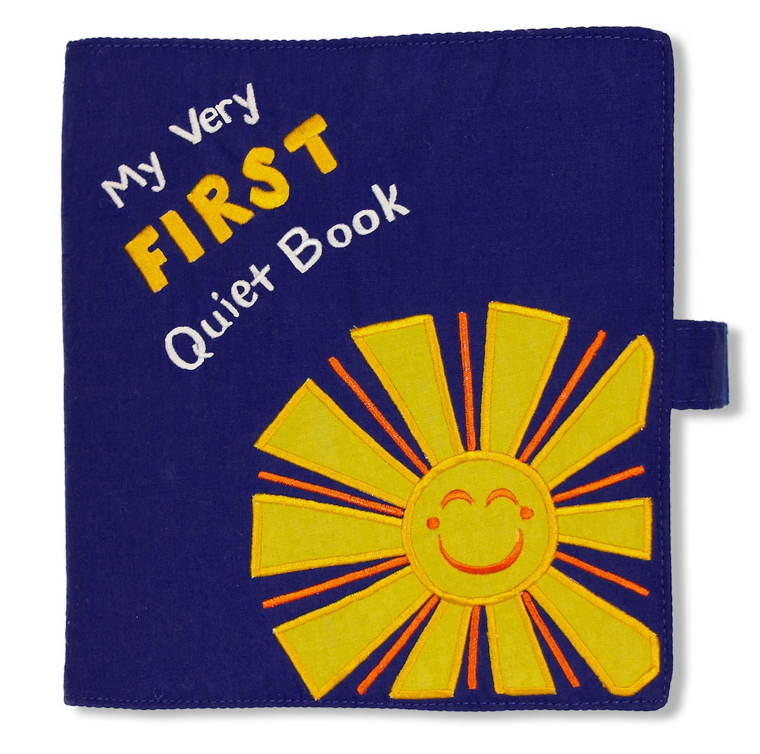 My Very First Quiet Book Cloth Interactive Activity Soft Busy Book for ...