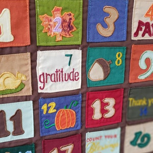 Thanksgiving Countdown "give Thanks" Gratitude Advent Calendar Wall ...