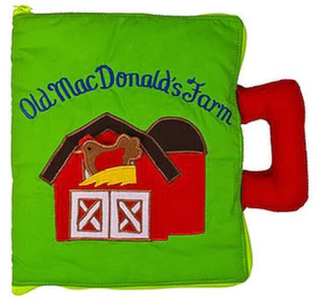 Old Macdonald's Farm Quiet Book With Finger Puppets - Interactive Farm ...
