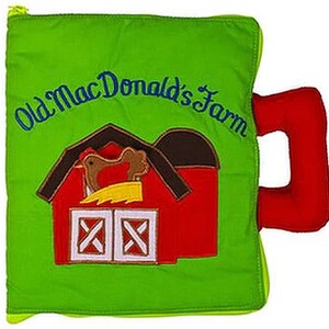 Old Macdonald's Farm Quiet Book With Finger Puppets - Interactive Farm ...