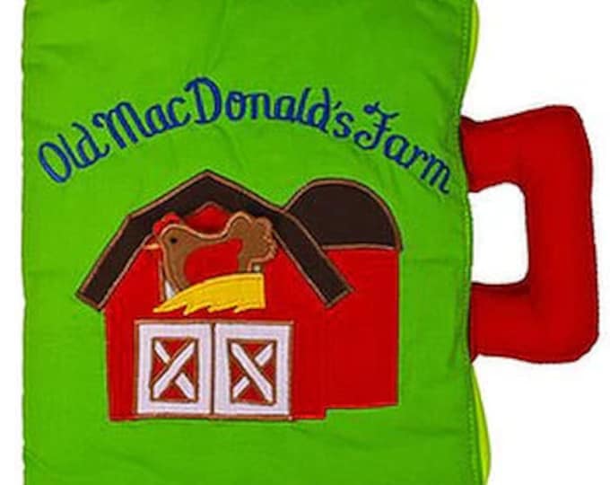 Old Macdonald's Farm Quiet Book With Finger Puppets - Interactive Farm ...