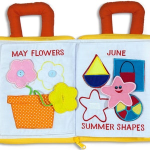 Fun All Year Quiet Book by My Growing Season Months Holidays Seasons ...