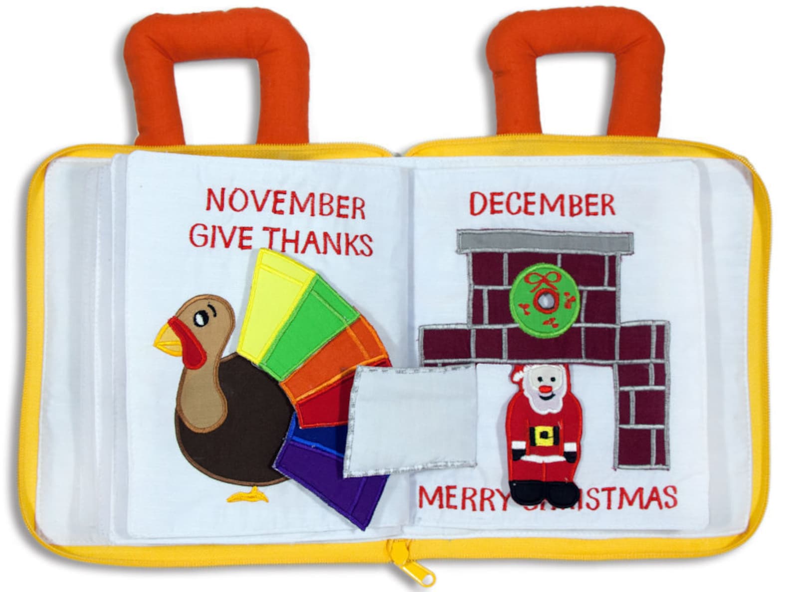 Fun All Year Quiet Book by My Growing Season Months Holidays - Etsy