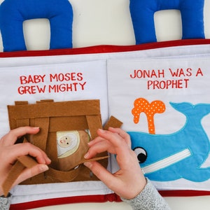 My Bible Quiet Book Church Activity Cloth Toddler Kids Busy Book ...