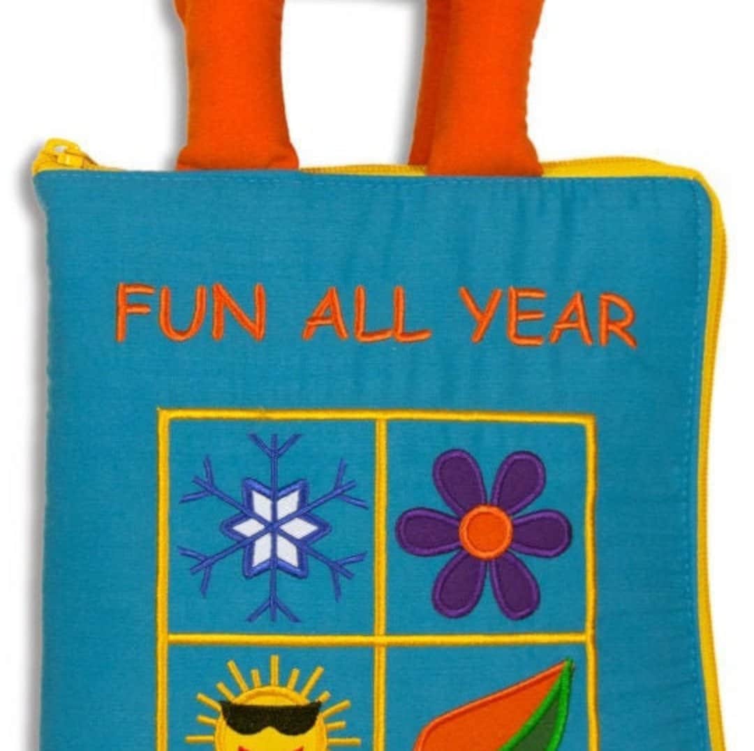 Fun All Year Quiet Book by My Growing Season Months Holidays Seasons ...