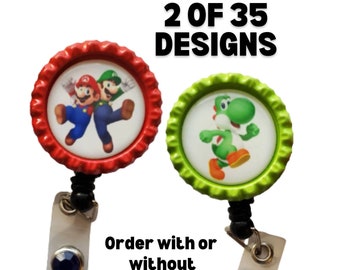 Mario Badge Reel - Etsy