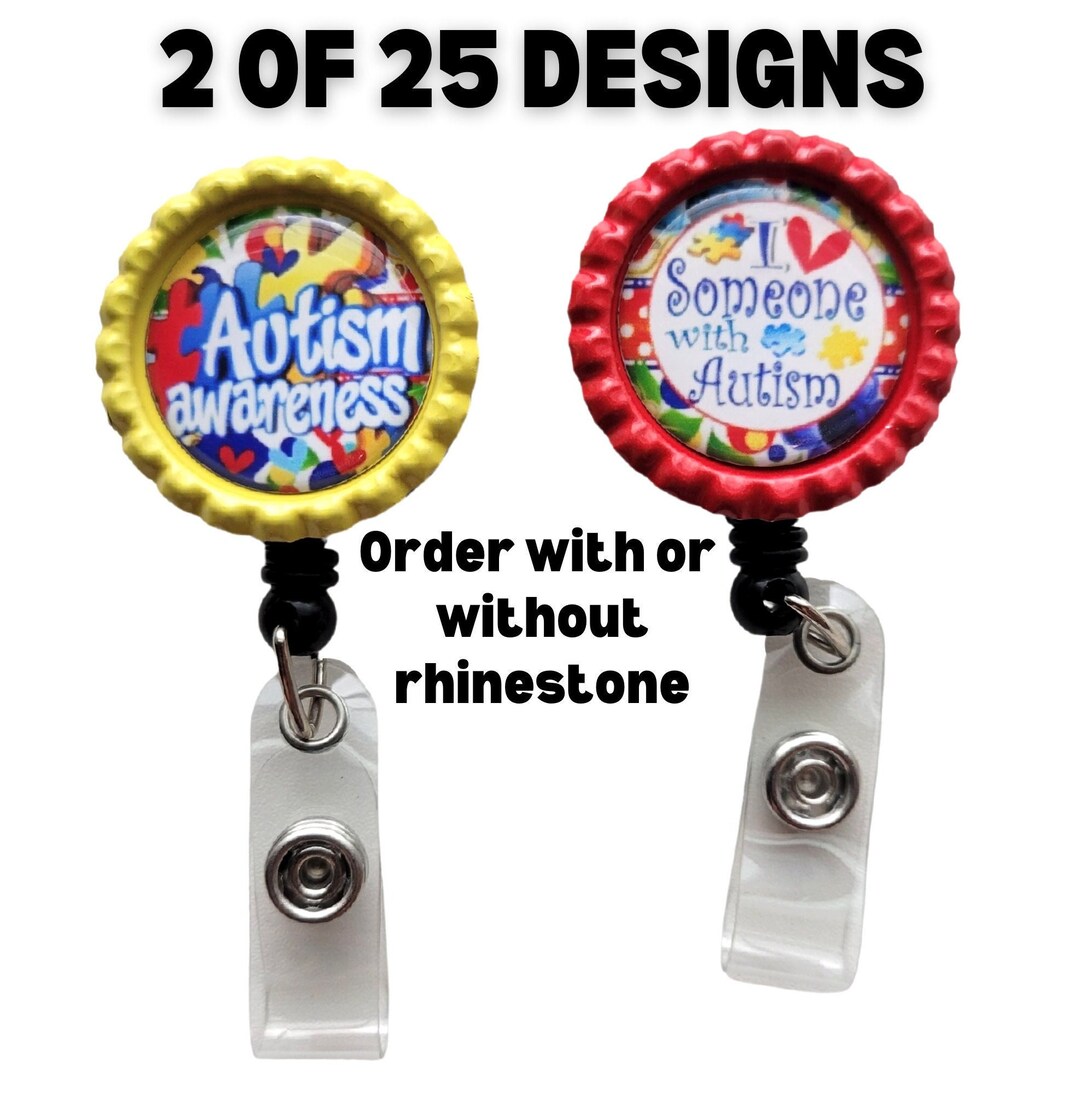Autism Awareness Badge, Autism Awareness ID Badge, Autism Awareness ...