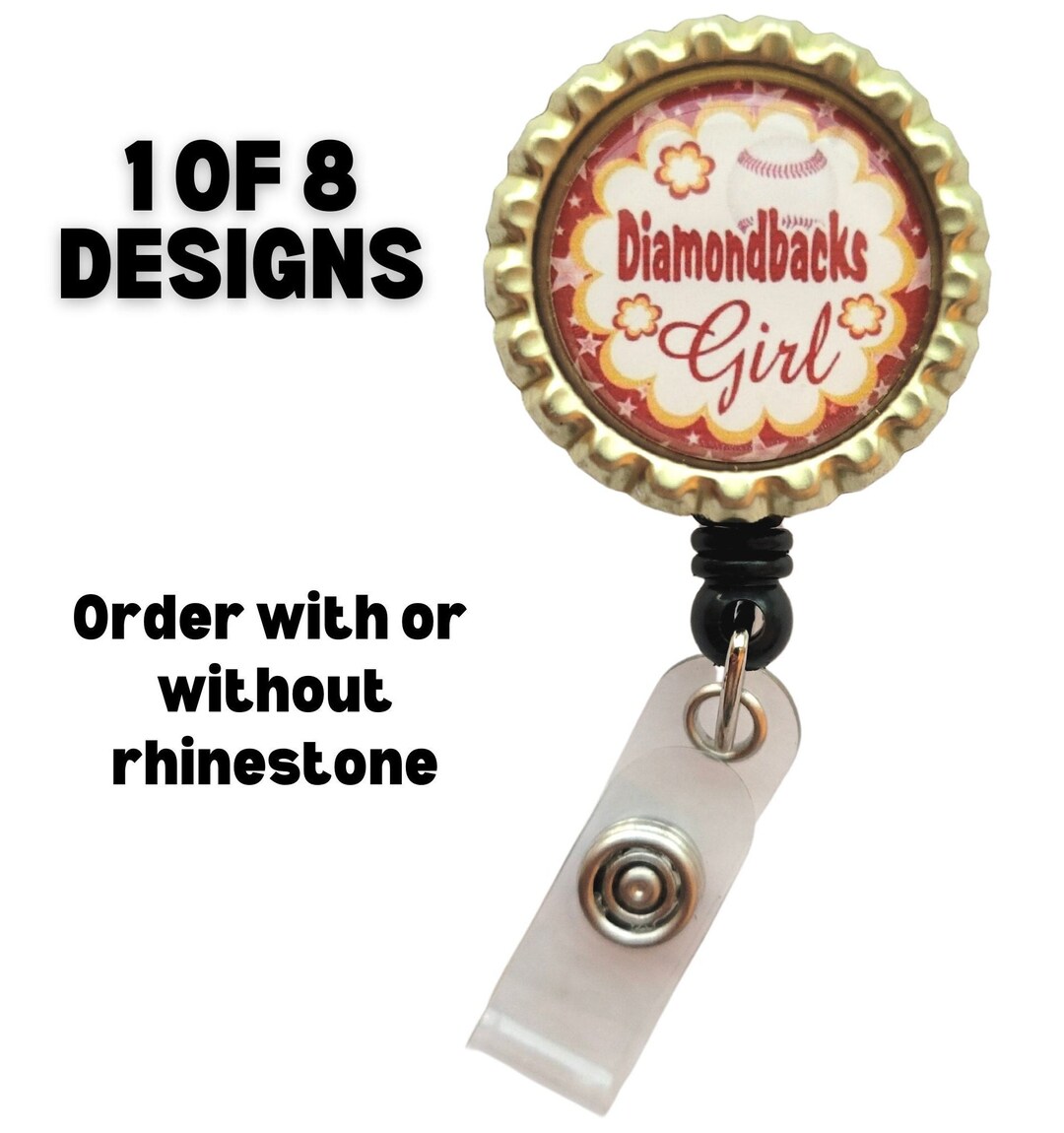 Diamondbacks Inspired ID Badge Badge Holder ID Badge - Etsy