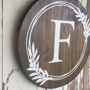 Wooden Monogram Plaque, Personalized Wall Decor - Etsy