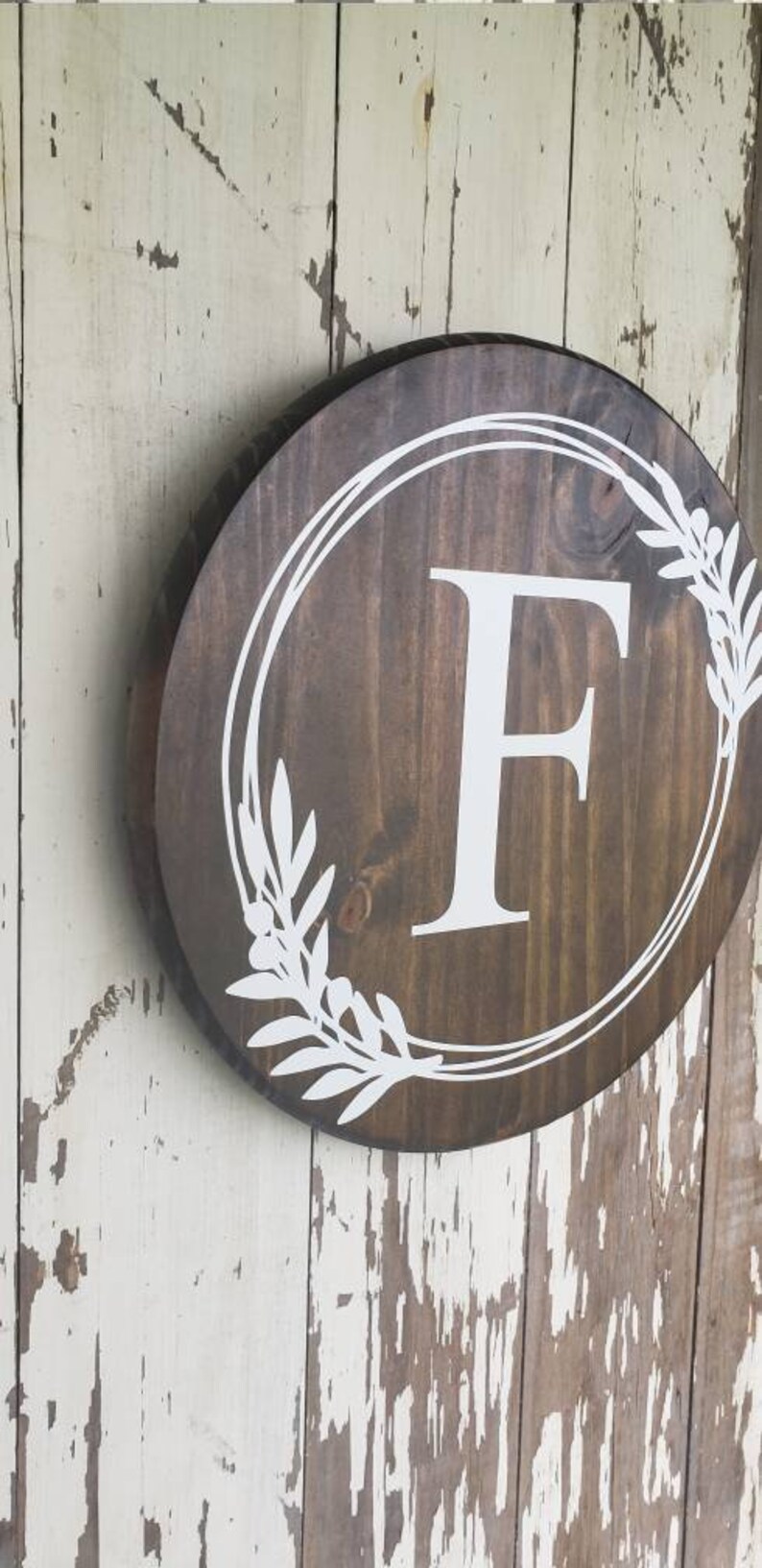Wooden Monogram Plaque Personalized Wall Decor - Etsy