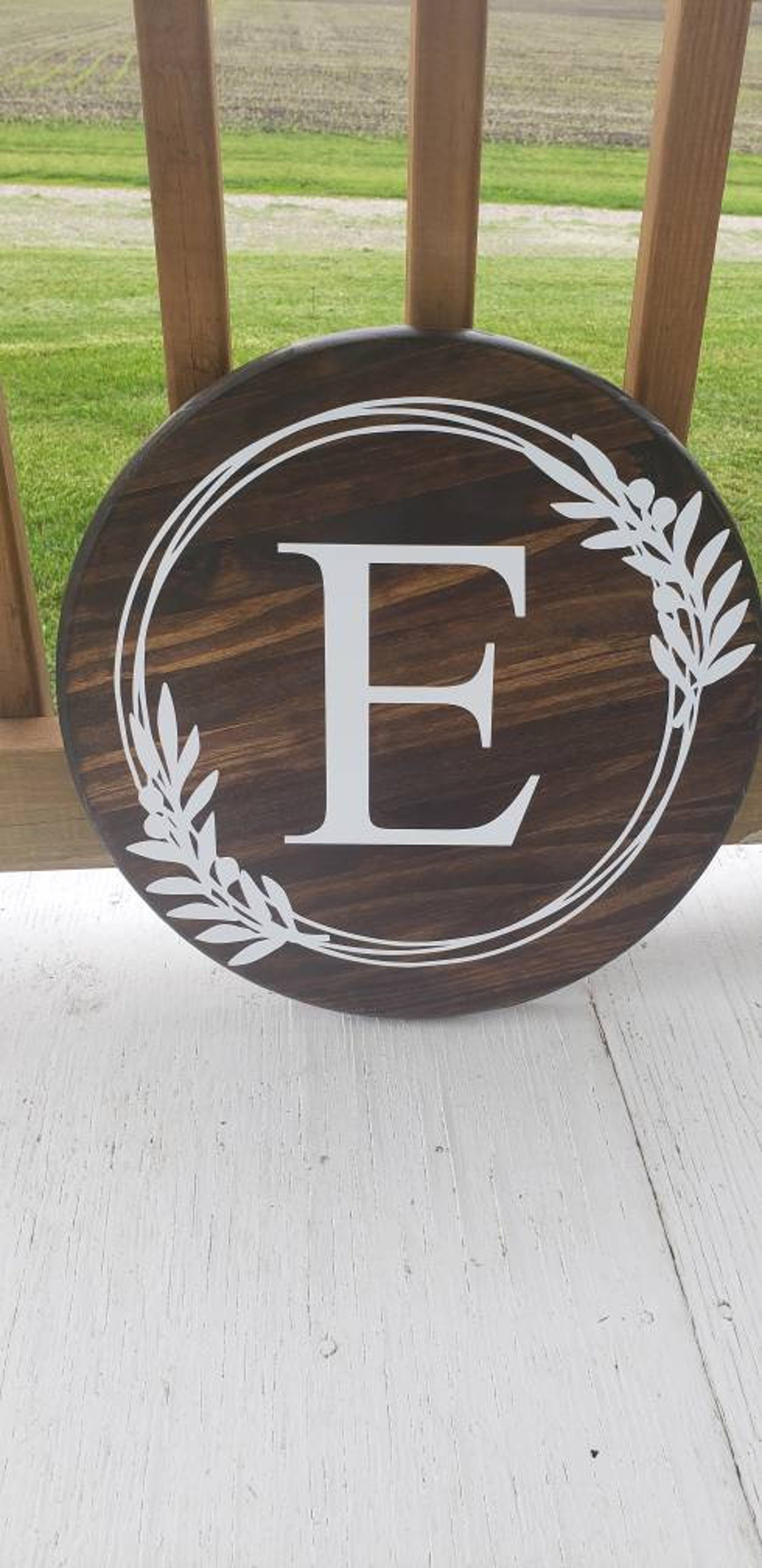 Wooden Monogram Plaque, Personalized Wall Decor - Etsy
