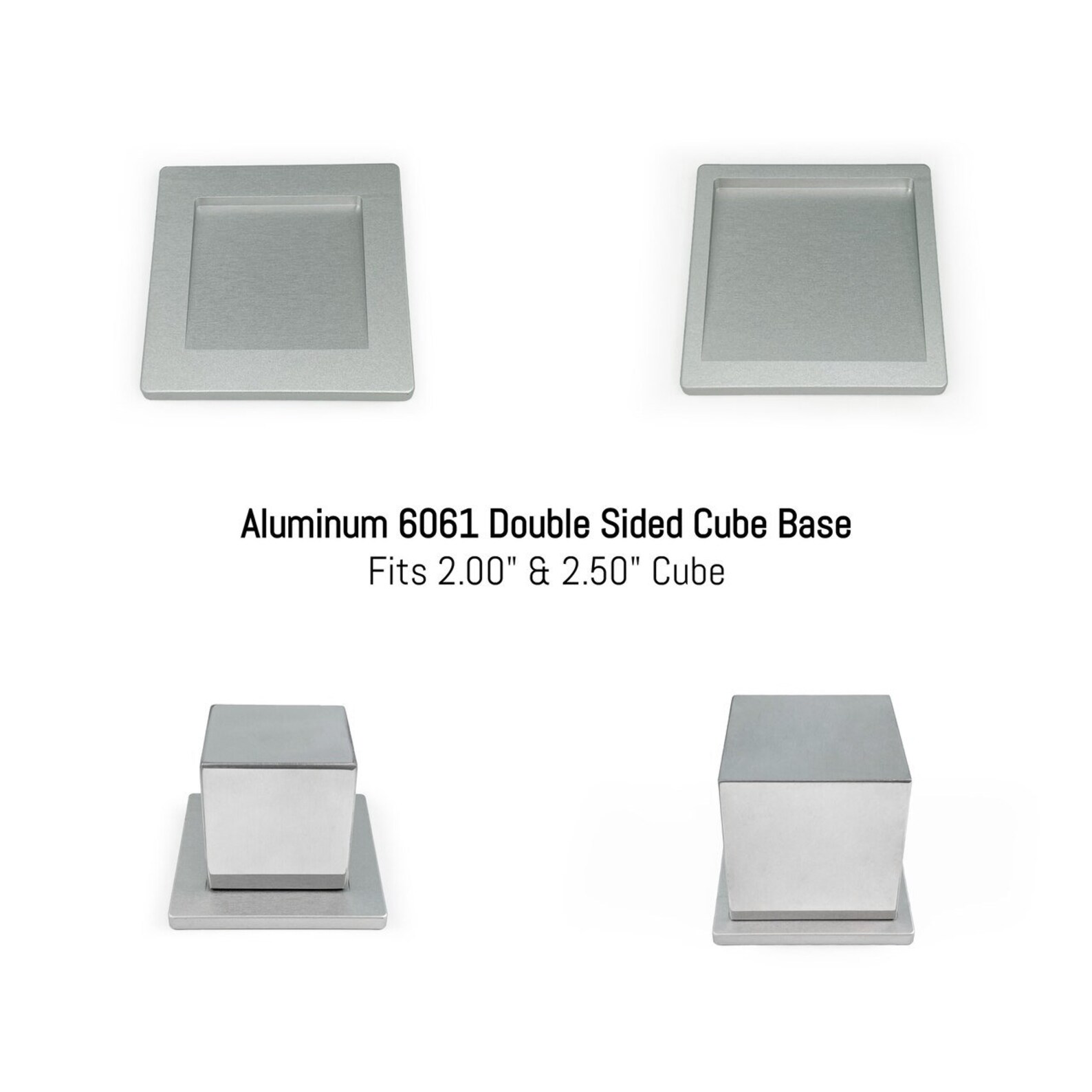 Premium Display Base for 2.00" & 2.50" Cube (double Sided) - Etsy