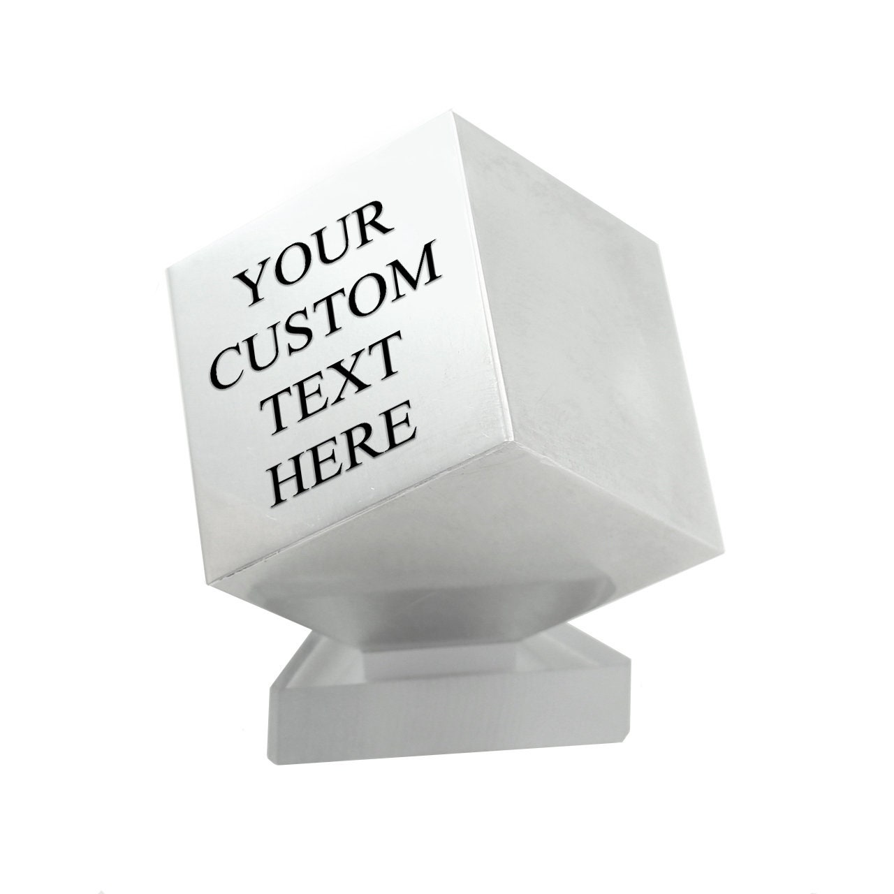 Custom Engraved Cube - Etsy