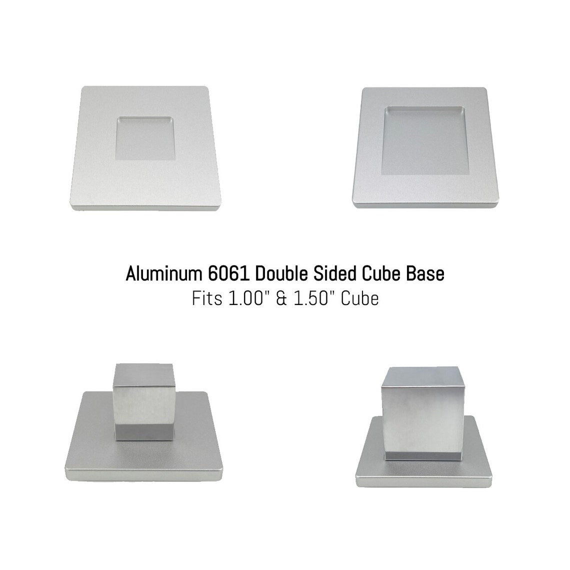 Premium Display Base for 1.00" & 1.50" Cube (double Sided) - Etsy