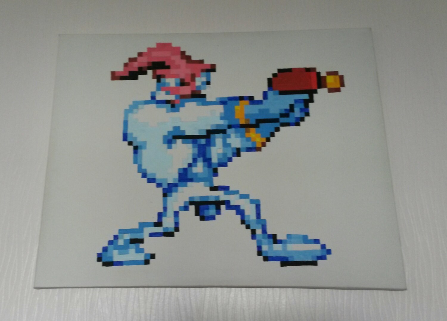 Earthworm Jim Pixel Painting | Etsy