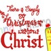No Christmas Without Jesus Embroidery-jesus Birth Embroidery - Etsy
