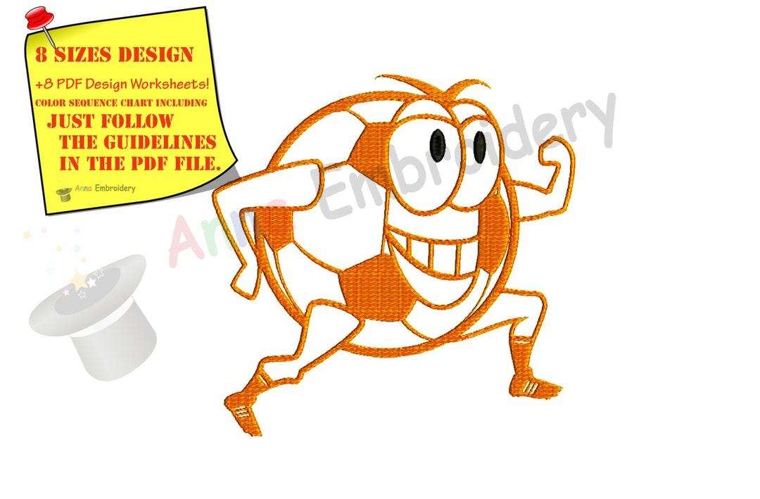 Football Machine Embroidery Design,sports Embroidery,filled Stitch ...