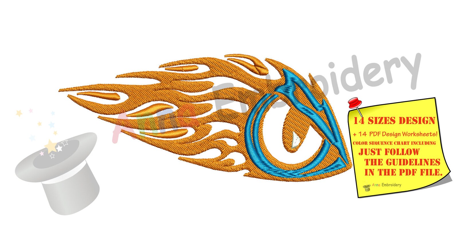 Eye Embroidery Design Flames Eye Embroidery Tribal - Etsy