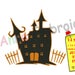 Halloween Haunted House Embroidery Applique Design-ghost House - Etsy
