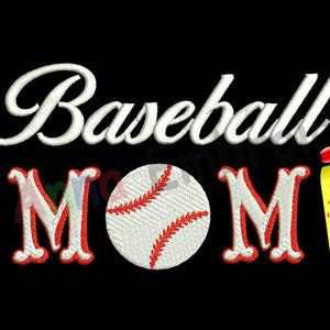Baseball Mom Embroidery Design- Machine Embroidery Patterns-instant ...