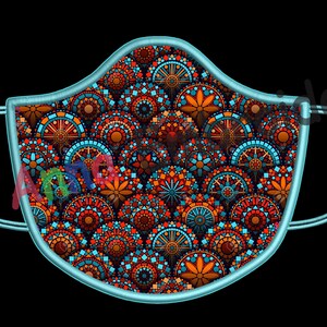 FACE MASK Applique Pattern,in the Hoop Face Mask ,protective Face Mask ...