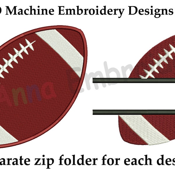 Football Embroidery Patterns - Etsy